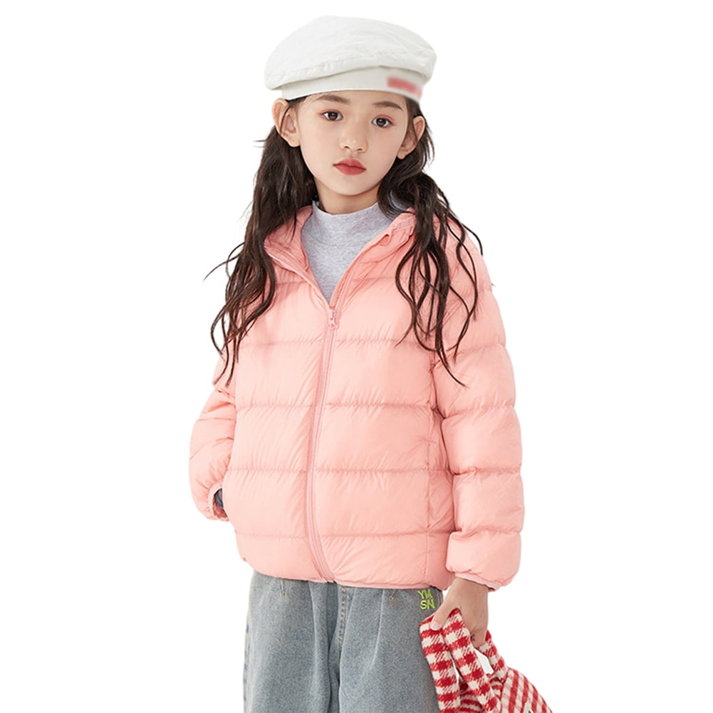 SILVERCELL Girls Boys Winter Down Jacket Lightweight Water-Resistant Packable Puffer Coat Kids ...