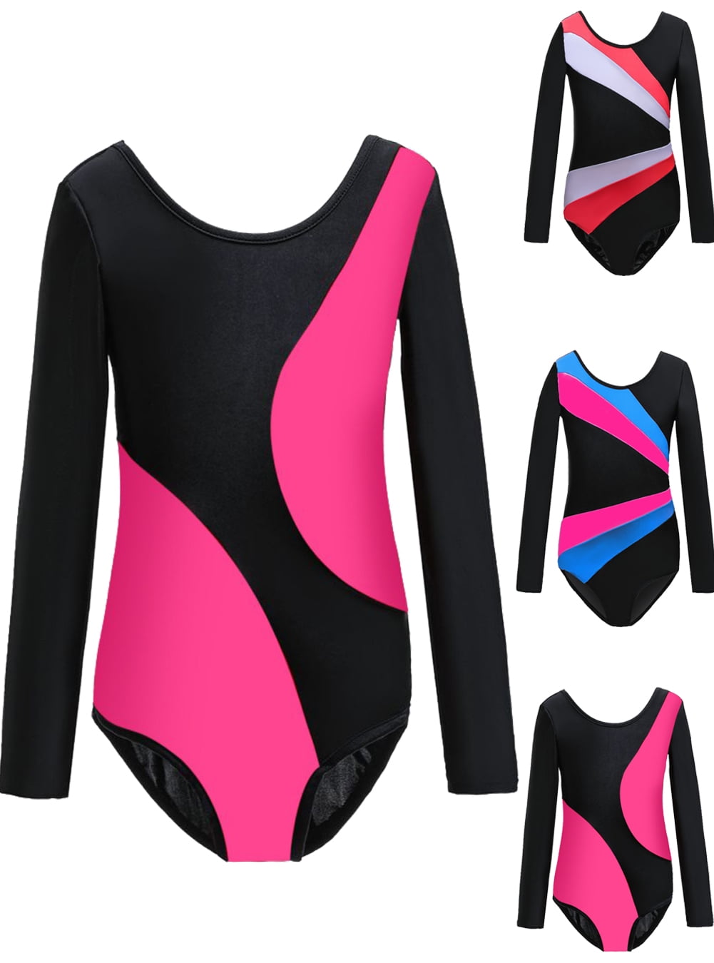 SILVERCELL Girls Leotards Gymnastics Kids Activewear Dresses Gymnastics ...