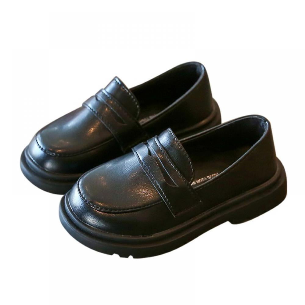 SILVERCELL Girls School Uniform Shoes Mary Jane Dress Flats(Little Kid ...