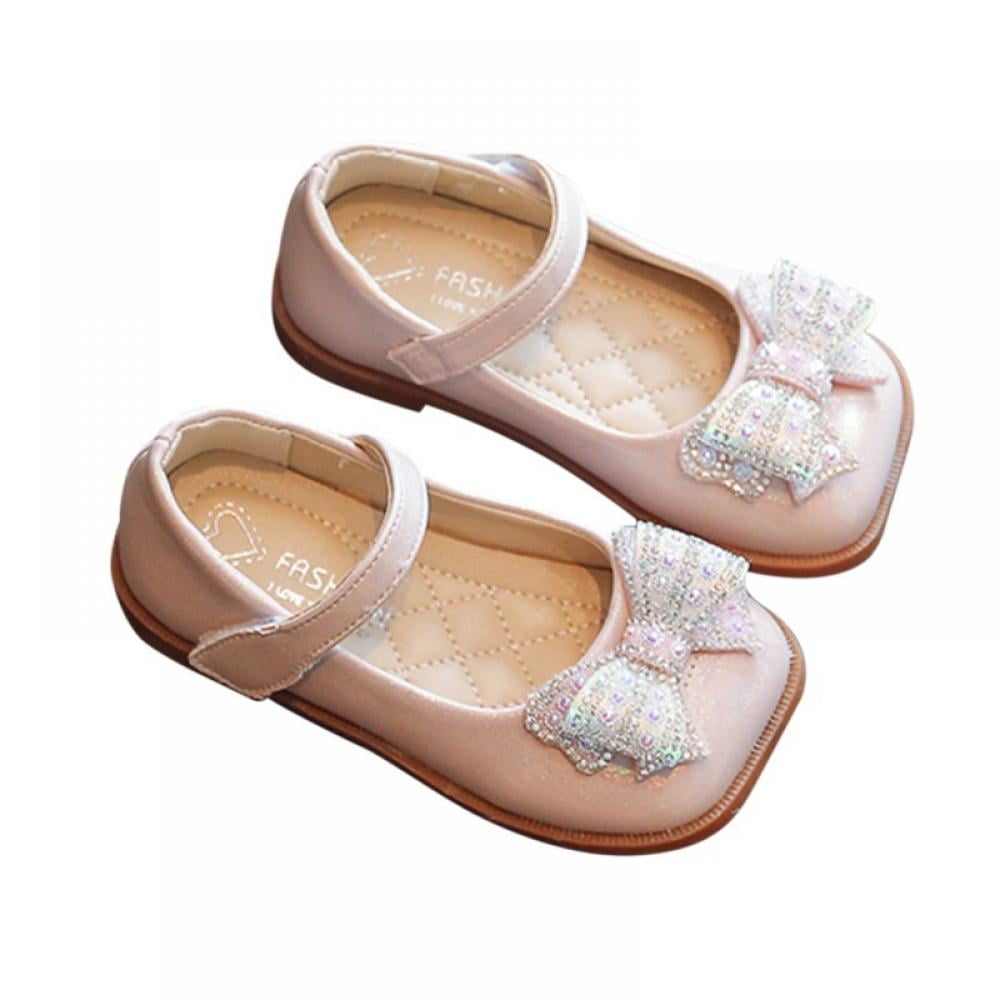 SILVERCELL Girls School Uniform Shoes Mary Jane Dress Flats(Little Kid ...