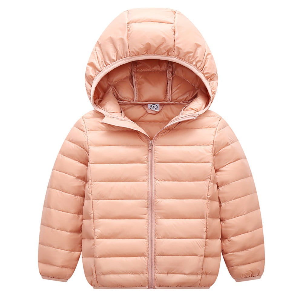 SILVERCELL Kids Boys Girls Warm Down Jacket Lightweight Hooded Packable ...