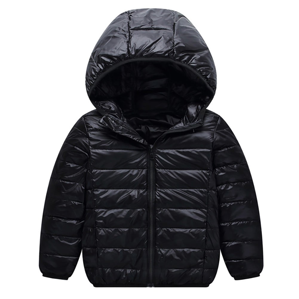 SILVERCELL Kids Boys Girls Warm Down Jacket Lightweight Hooded Packable ...