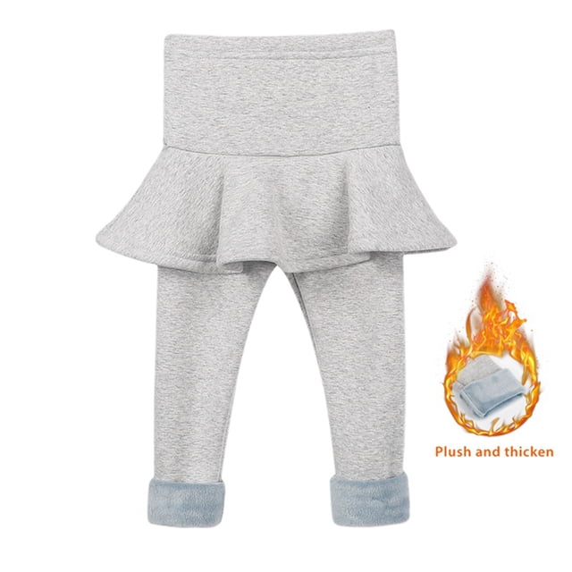 SILVERCELL Kids Culotte Tights Stretchy Cotton Pantskirt Toddler Girls ...