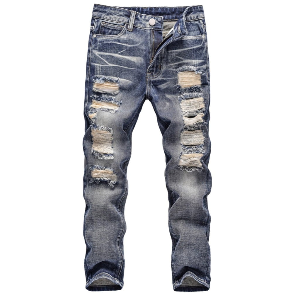 SILVERCELL Kids Ripped Distressed Slim Fit Washed Jean Pant Teen ...
