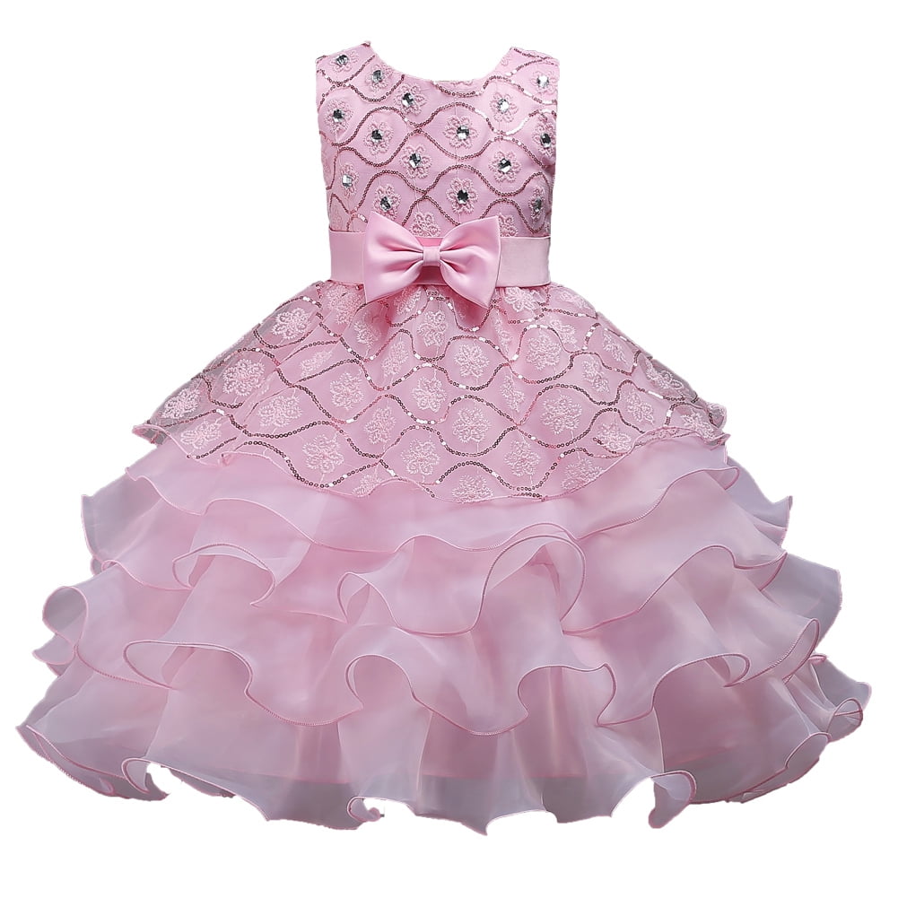 SILVERCELL Little Girls Pageant Dresses for Wedding Kids First ...