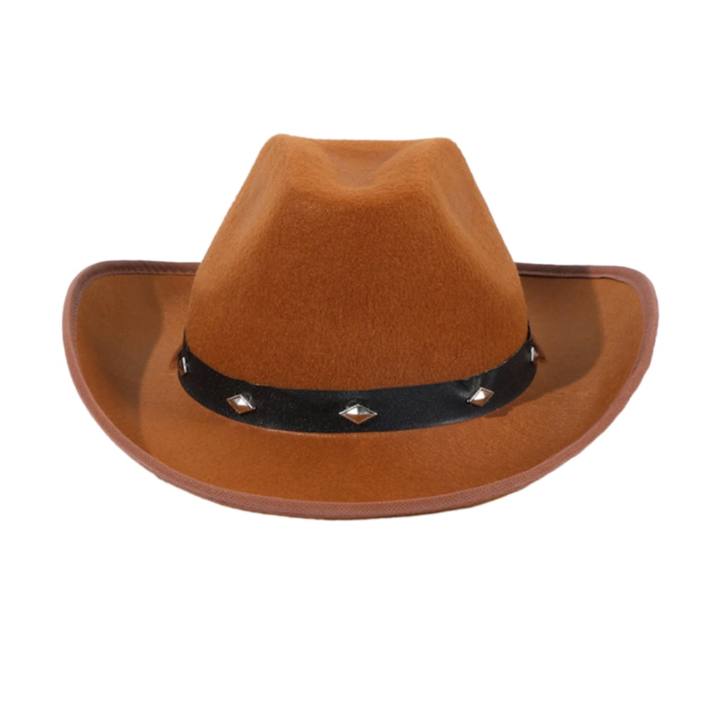 SILVERCELL Studded Cowboy Hat Cowboy Costume Decorations Western Dress ...