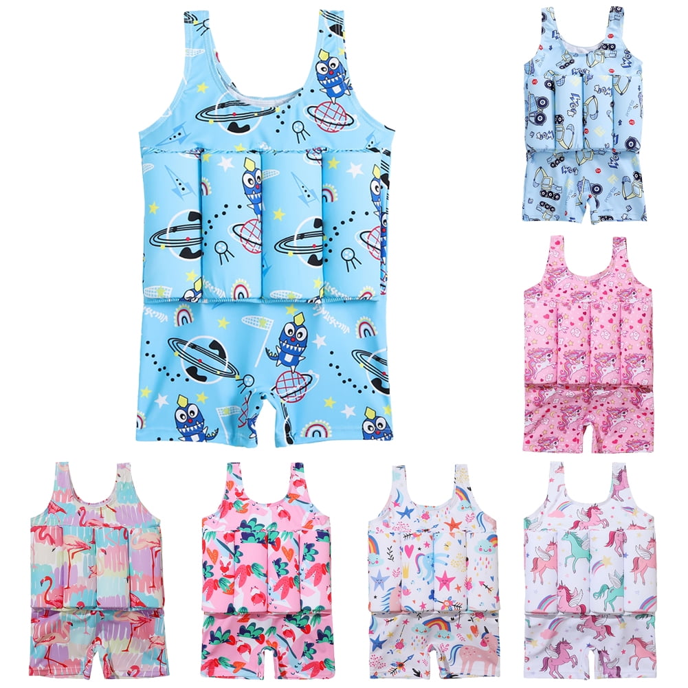 SILVERCELL Toddler Floatation Swimsuit with Adjustable Buoyancy Float ...