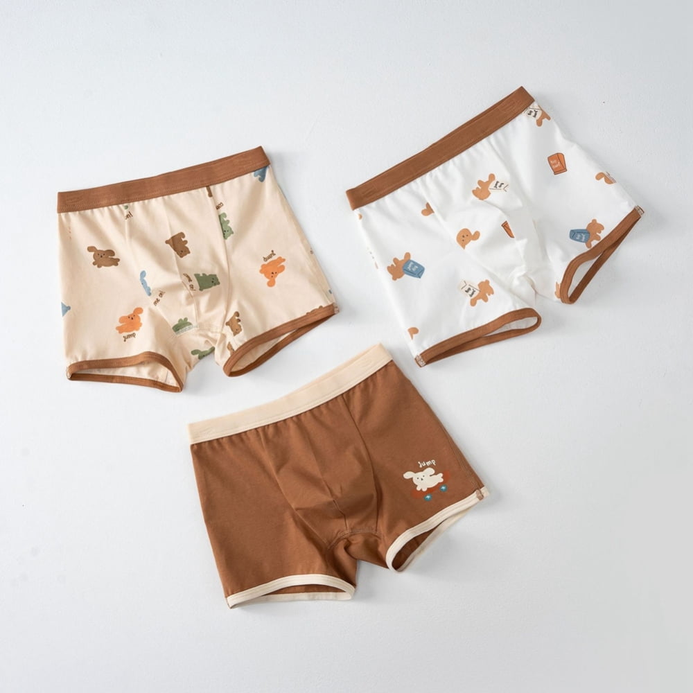SILVERCELL Toddler Kids Soft Cotton Boxer Briefs Various Cartoon ...