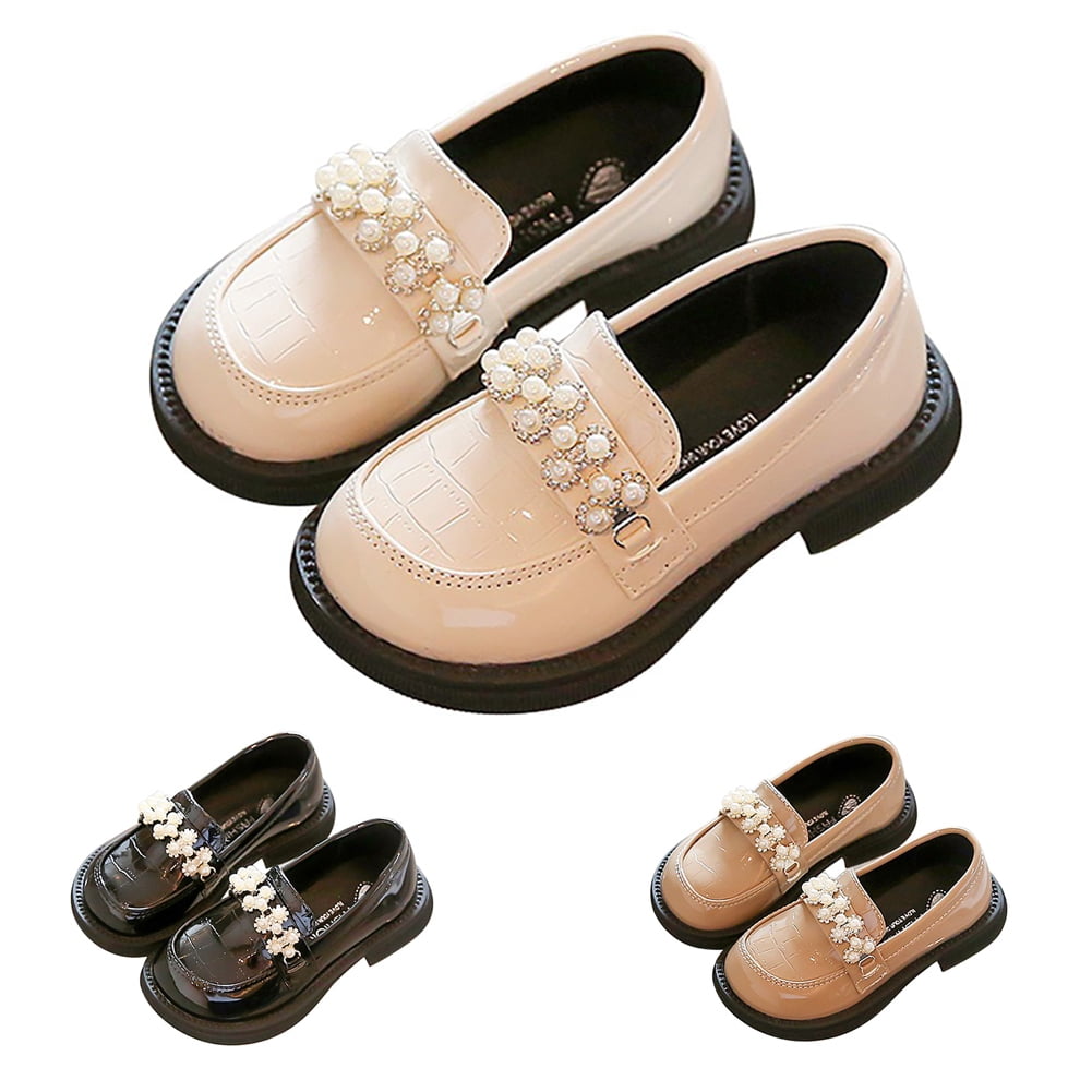 SILVERCELL Toddler Little Girl Mary Jane Dress Shoes - Ballet Flats for ...
