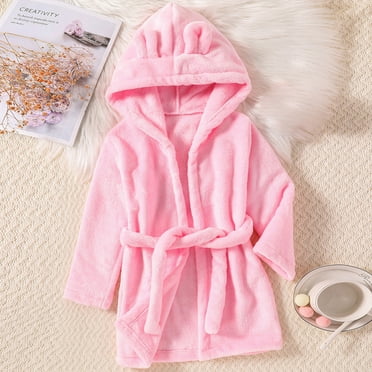 Shldybc Toddler Bathrobe, Soft and Breathable Robe for Kid, Boy & Girl ...