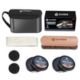 Silver Dew 7-Piece Leather Shoe Polish Kit, Black Shoe Polish, Brushes ...