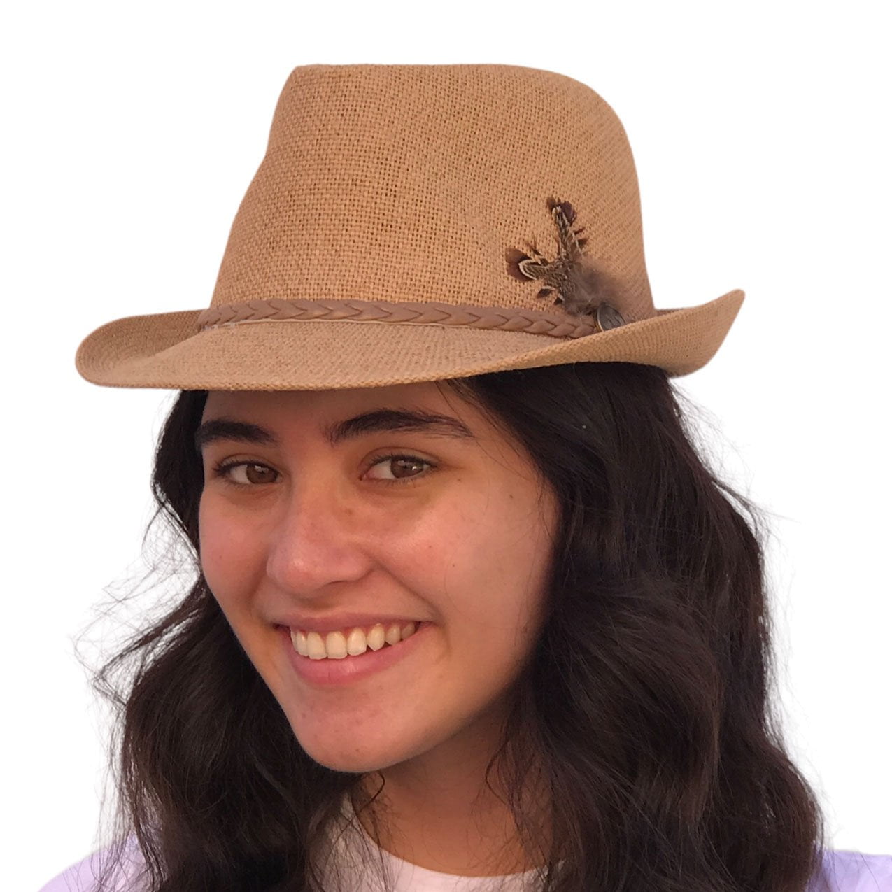 SILVERFEVER Fedora Hat with Feathers Gatsby Holiday Octoberfast ...