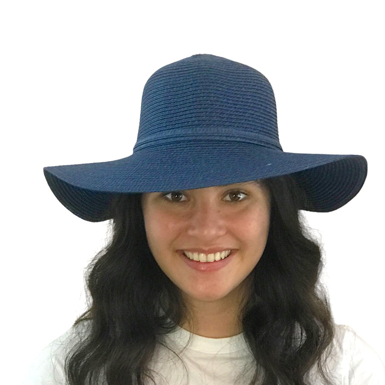 SILVERFEVER Women Summer Floppy Hat Wide Brim UV Sunblock UPF 50 Fits ...