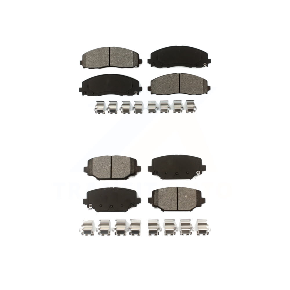 SIM Front Rear Semi-Metallic Brake Pads Kit for Dodge Chrysler Ram VW ...
