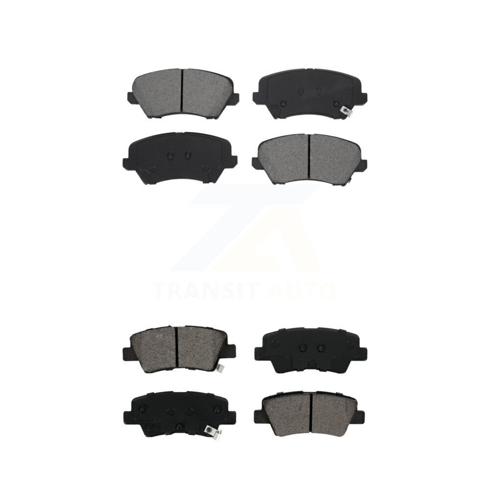 SIM Front Rear Semi-Metallic Brake Pads Kit for Car Hyundai Veloster ...