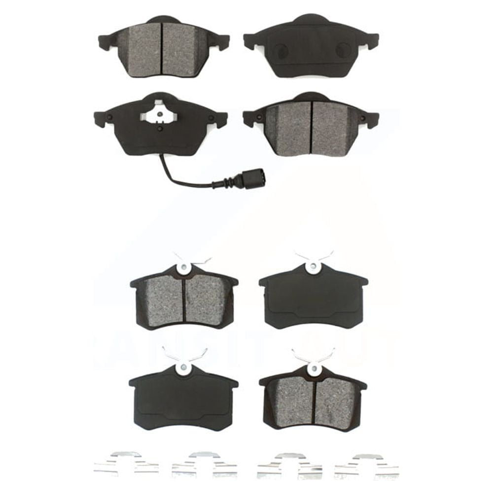 SIM Front Rear Semi-Metallic Brake Pads Kit for Car Volkswagen Beetle ...