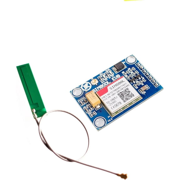 SIM800L GSM Module w/PCB Antenna SIM Board Quad Band for MCU for ...