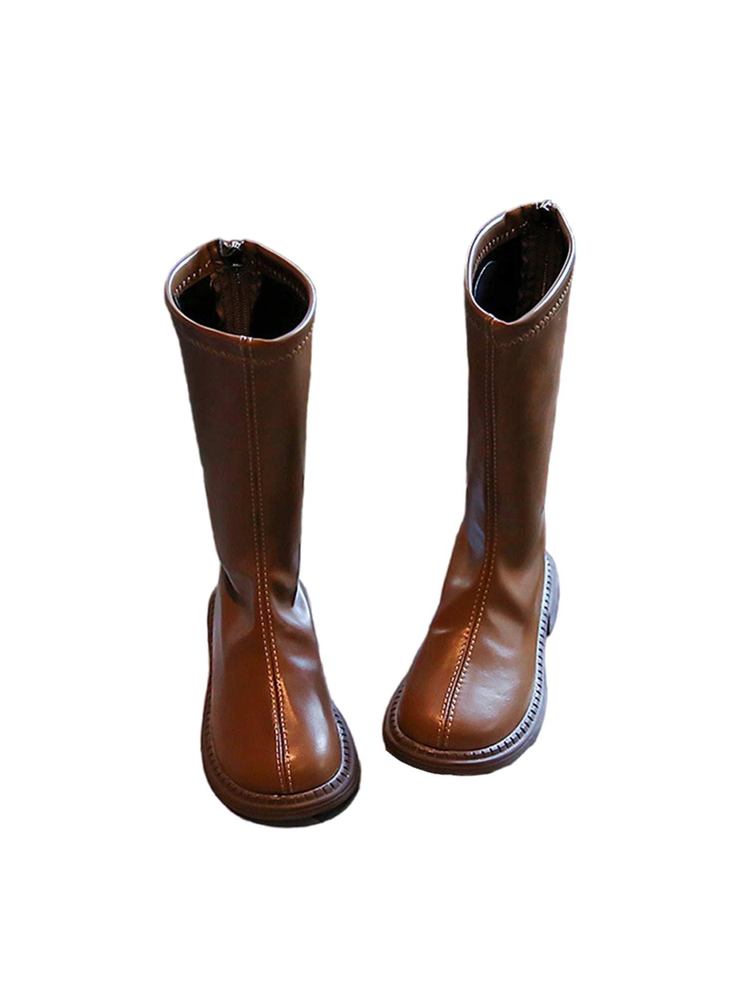 SIMANLAN Girls Knee High Boots Tall Booties Anti-Slip Riding Boot Kids ...