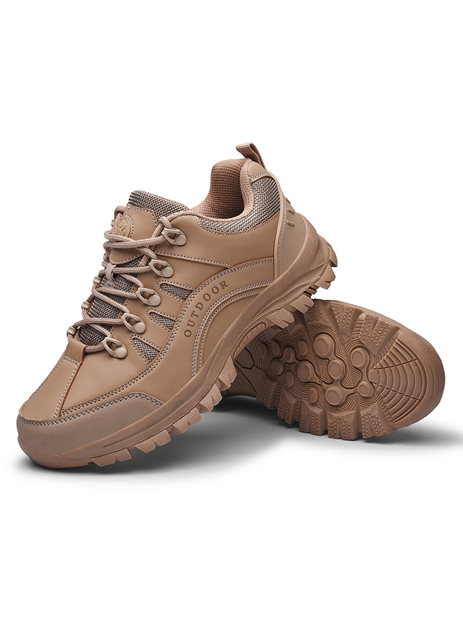 SIMANLAN Mens Hiking Shoe Lace Up Walking Shoes Casual Sneakers Men's ...