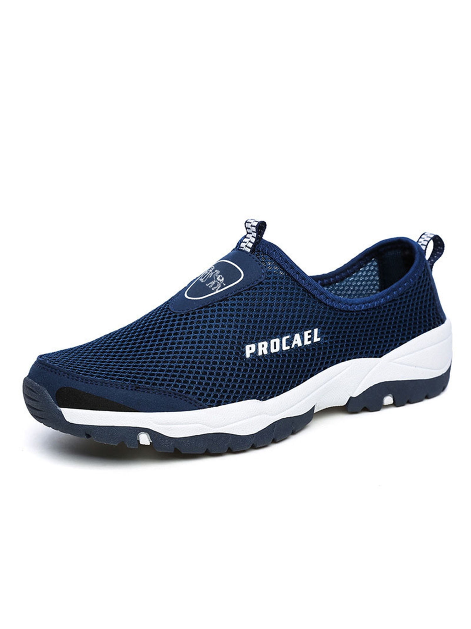 SIMANLAN Mens Slip on Shoes Breathable Lightweight Running Walking ...