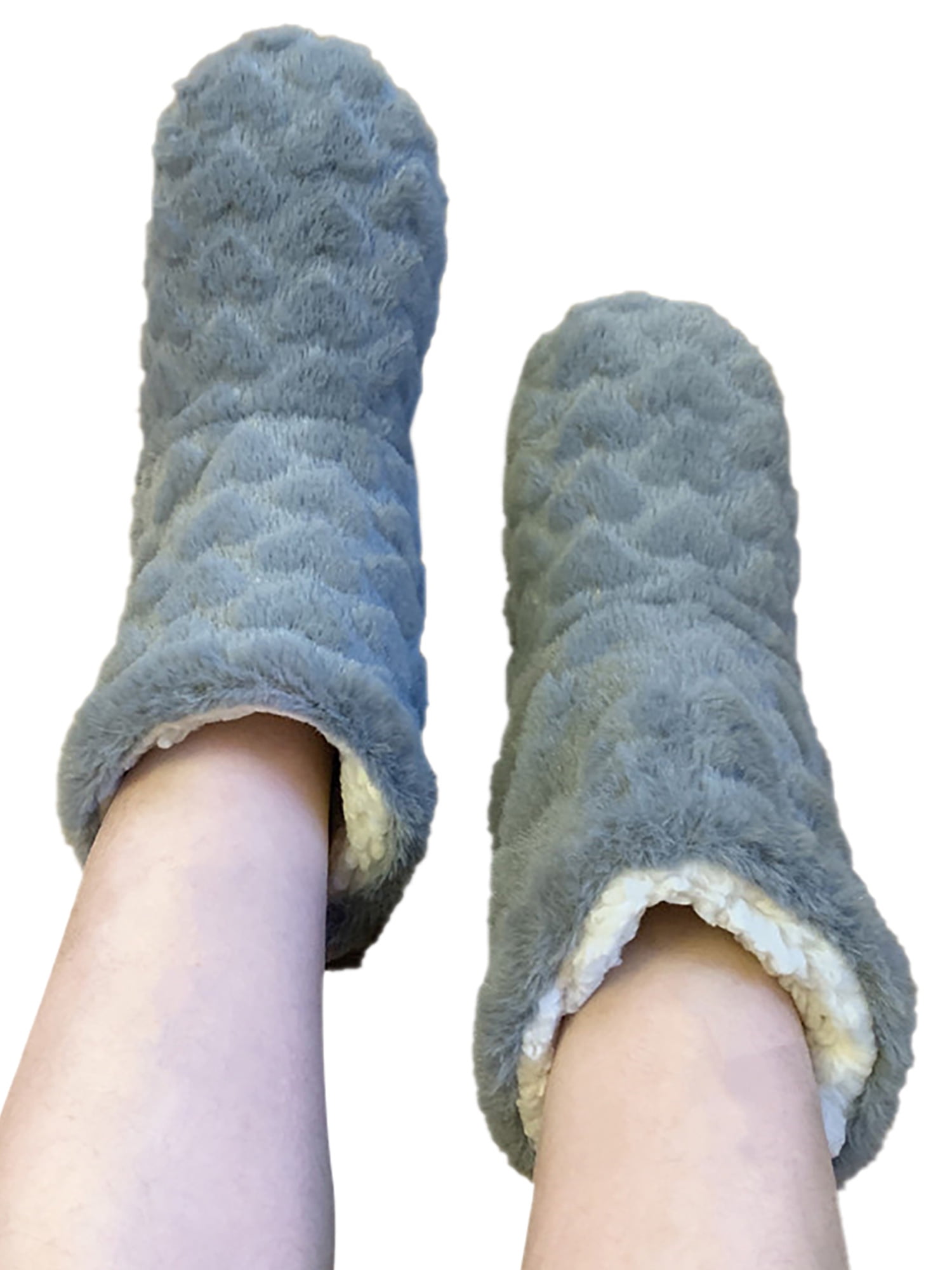 SIMANLAN Mens Womens Slippers Boots Plush Lined Winter Warm Indoor ...