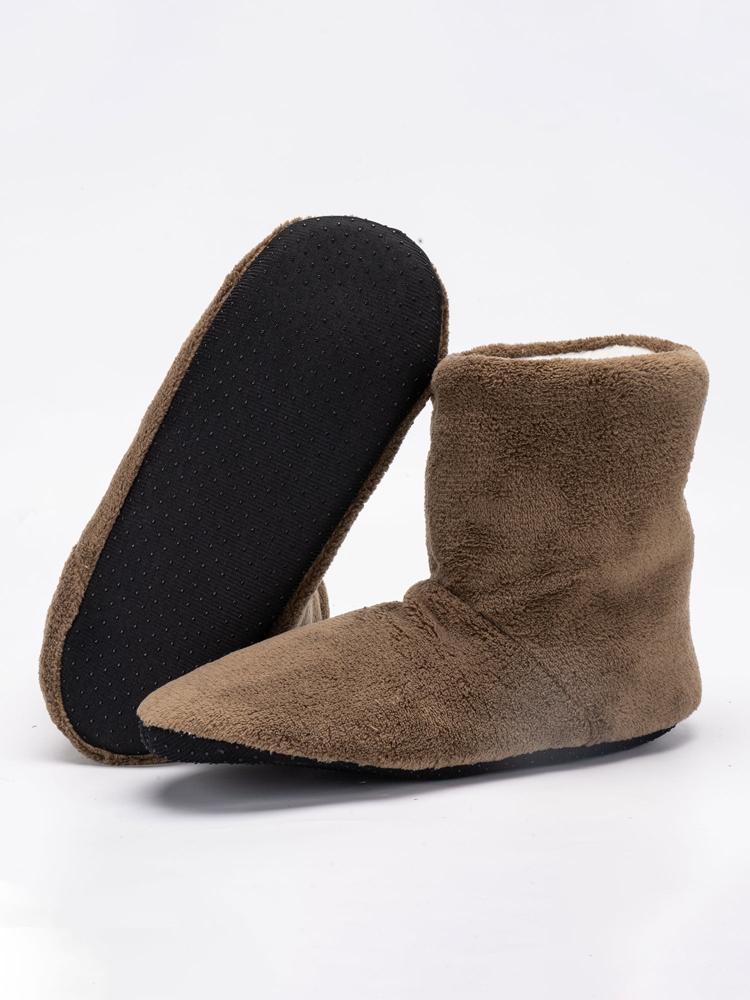 SIMANLAN Women Men Warm Slippers Unisex Plush Lined Winter Boots Kids ...