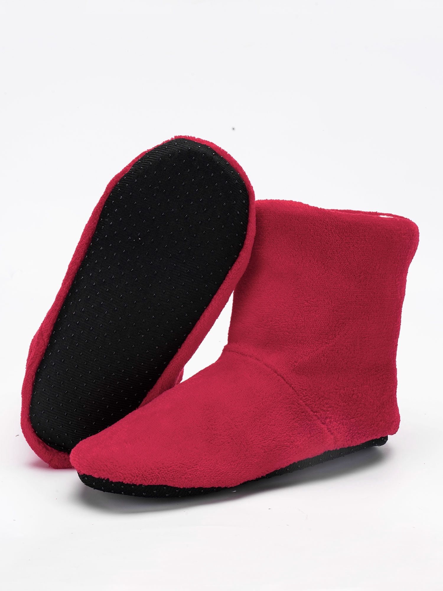 SIMANLAN Women Men Warm Slippers Unisex Plush Lined Winter Boots Kids ...