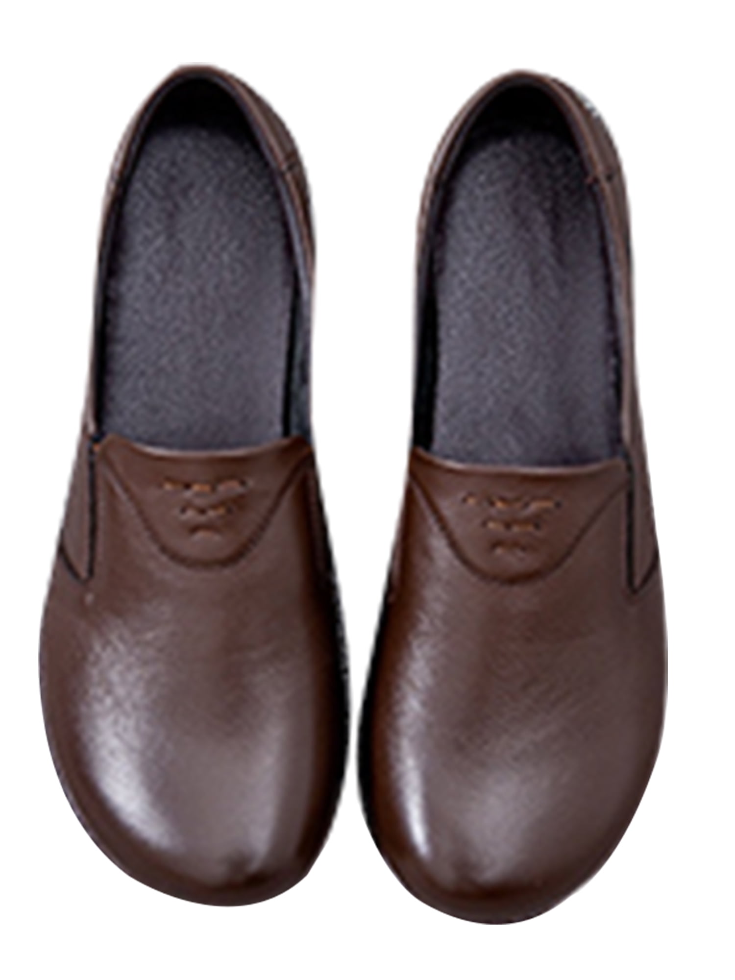 SIMANLAN Women Moccasins Non-slip Loafers Slip On Flats Womens Classic ...