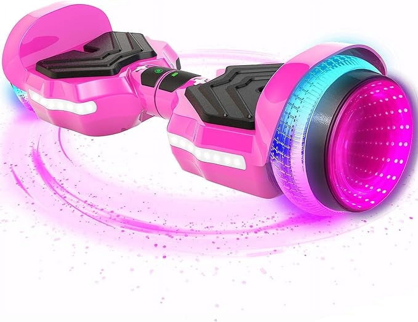 SIMATE Scooter for Kids Adults,Hoverboard with Colorful LED Light-Up ...