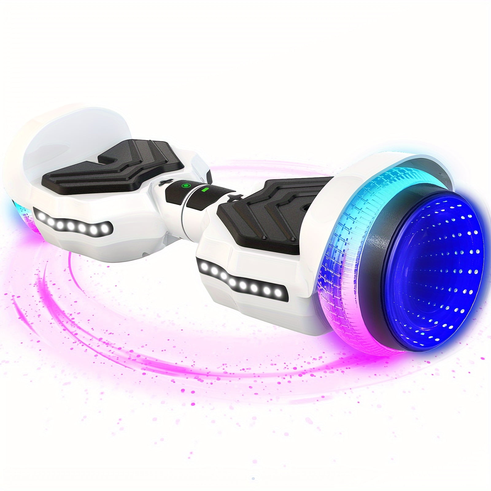 SIMATE Scooter for Kids Adults,Hoverboard with Colorful LED Light-Up ...