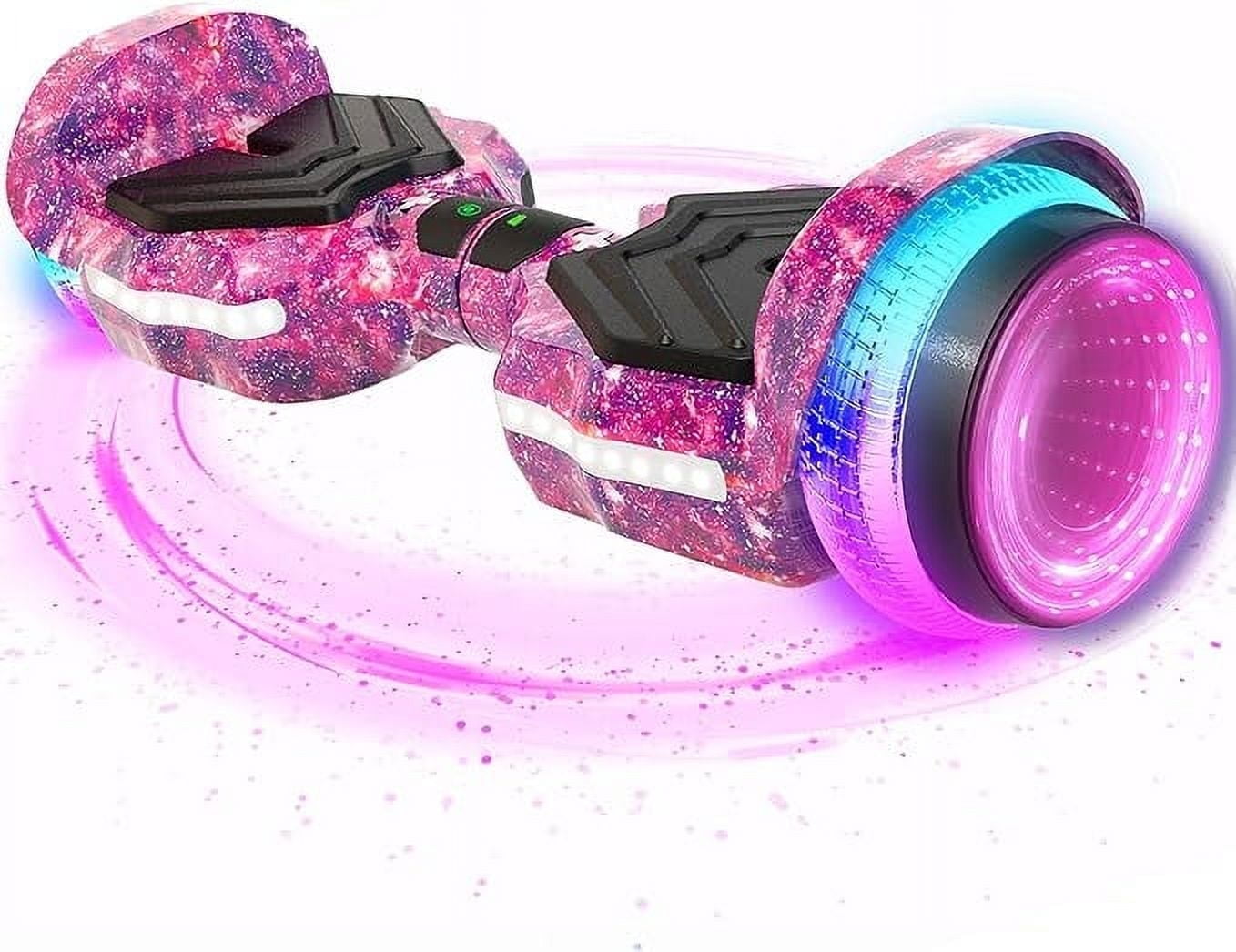 SIMATE Scooter for Kids Adults,Hoverboard with Colorful LED Light-Up ...