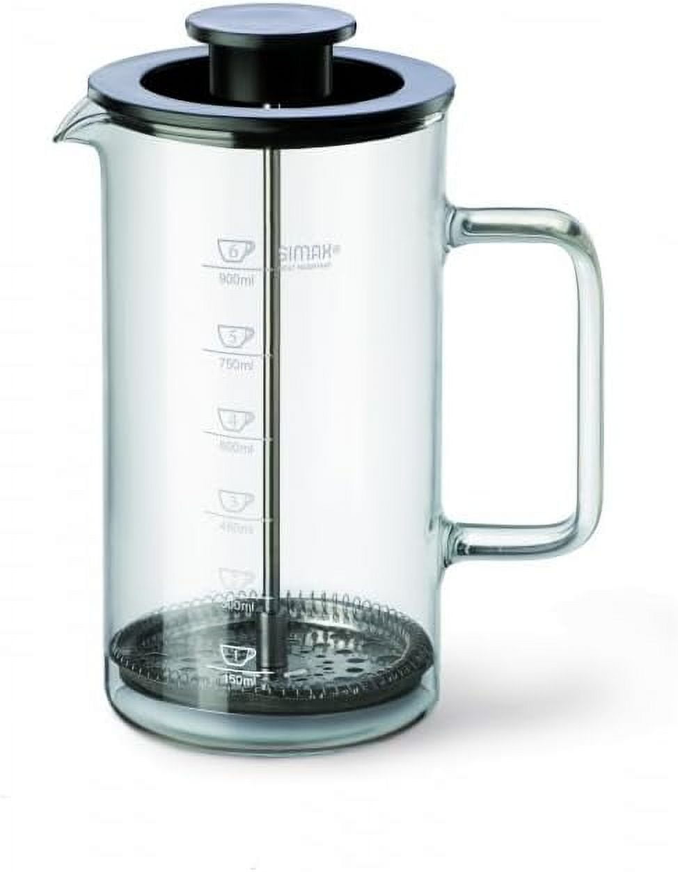 SIMAX French Press Coffee Maker, 1 Liter Coffee Press, Dishwasher Safe ...