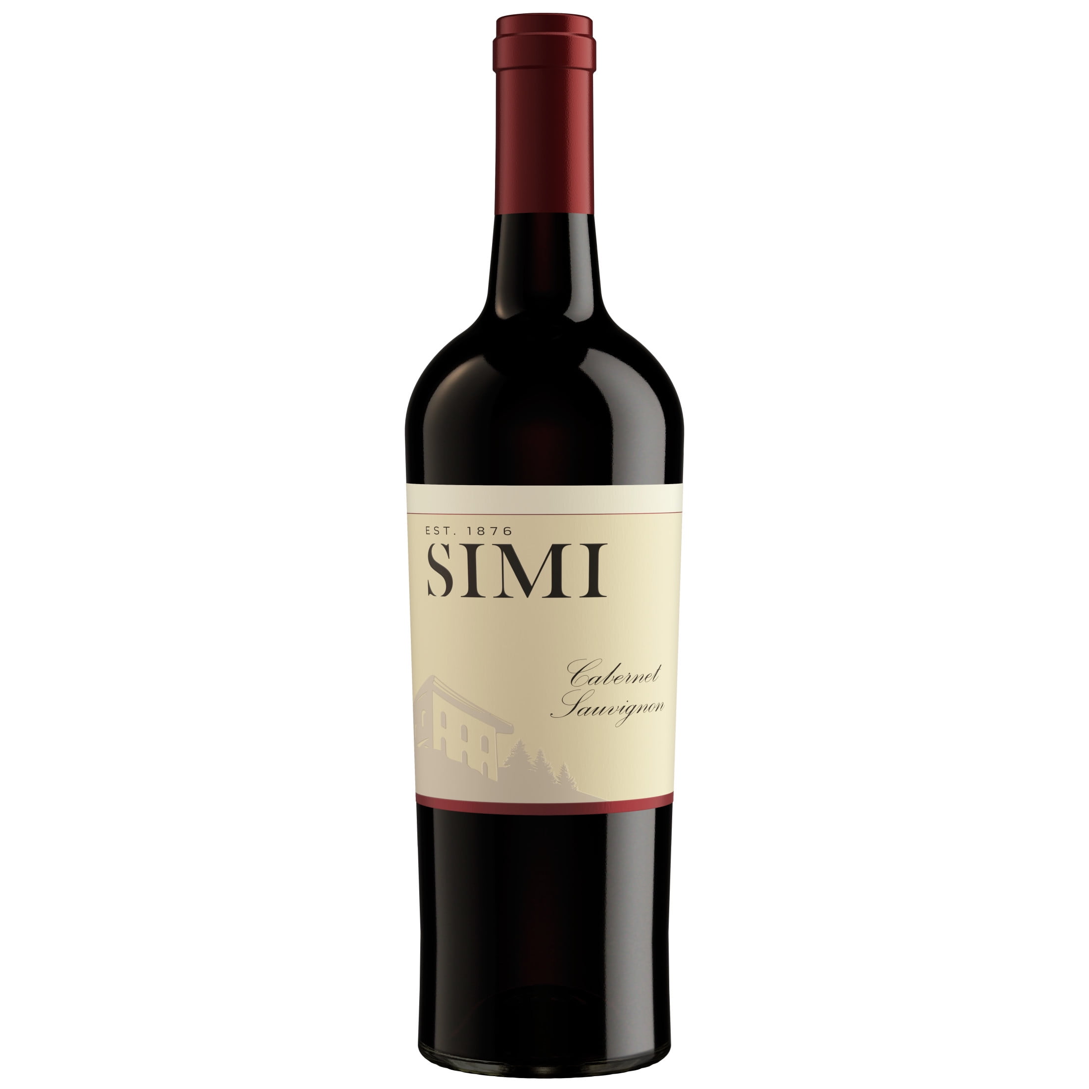 SIMI California Cabernet Sauvignon Red Wine, 750ml Bottle, 13.5% ABV ...