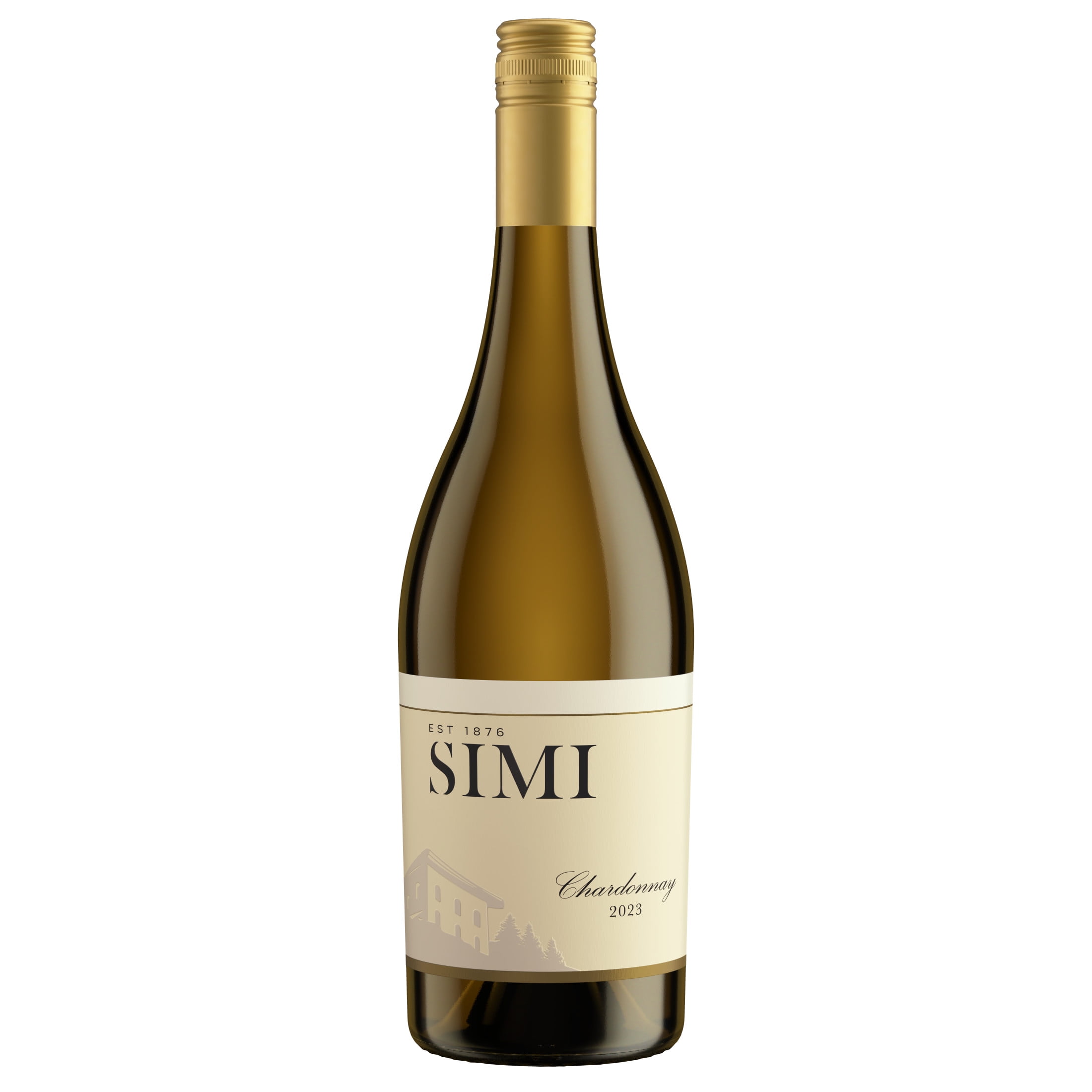SIMI California Chardonnay White Wine, 750ml Bottle, 13.5% ABV ...