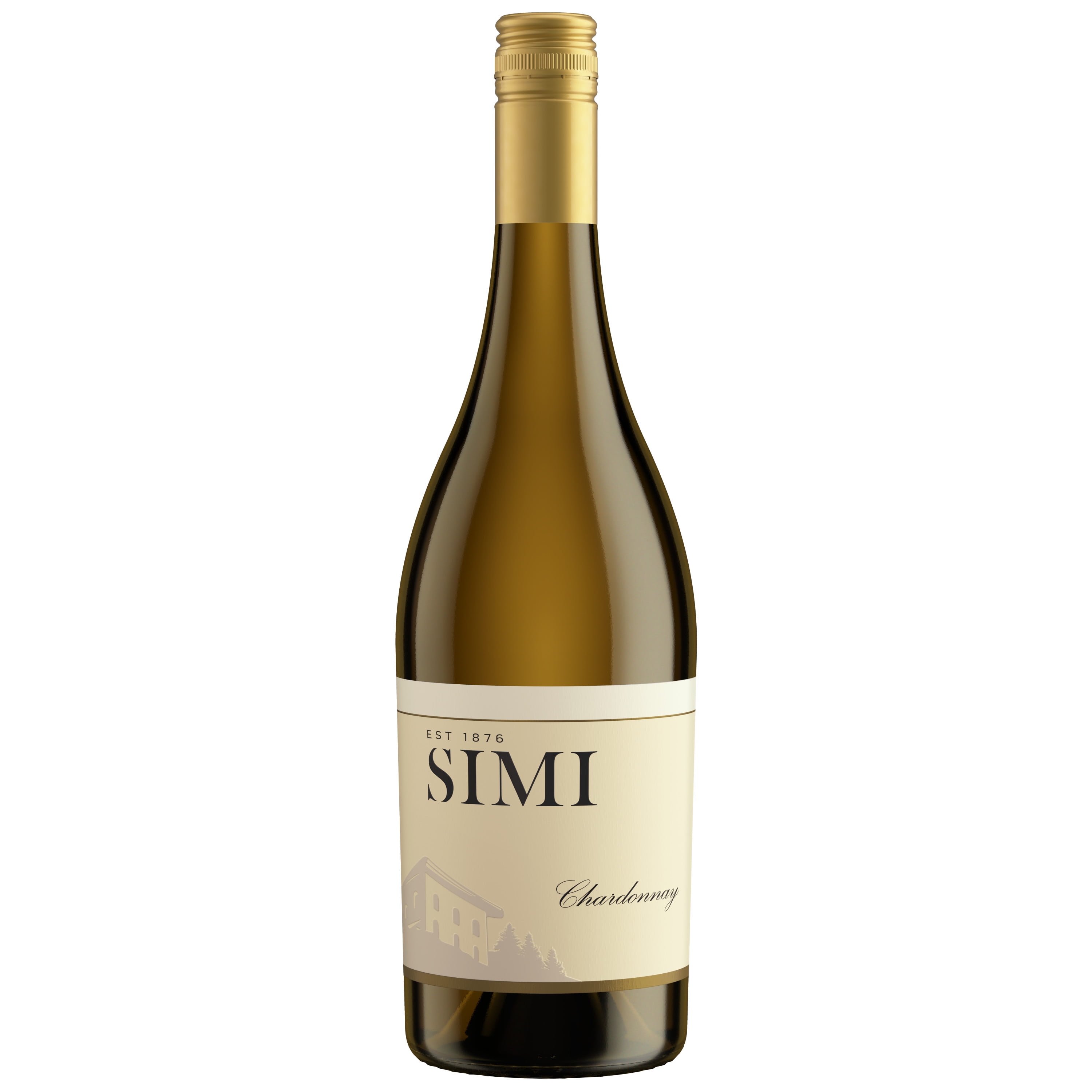 SIMI California Chardonnay White Wine, 750 ml Bottle, 13.5% ABV ...