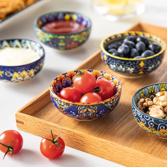 SIMI Ceramic Dipping Bowls Sets of 6, Small Bowls for Sauce, Mini ...