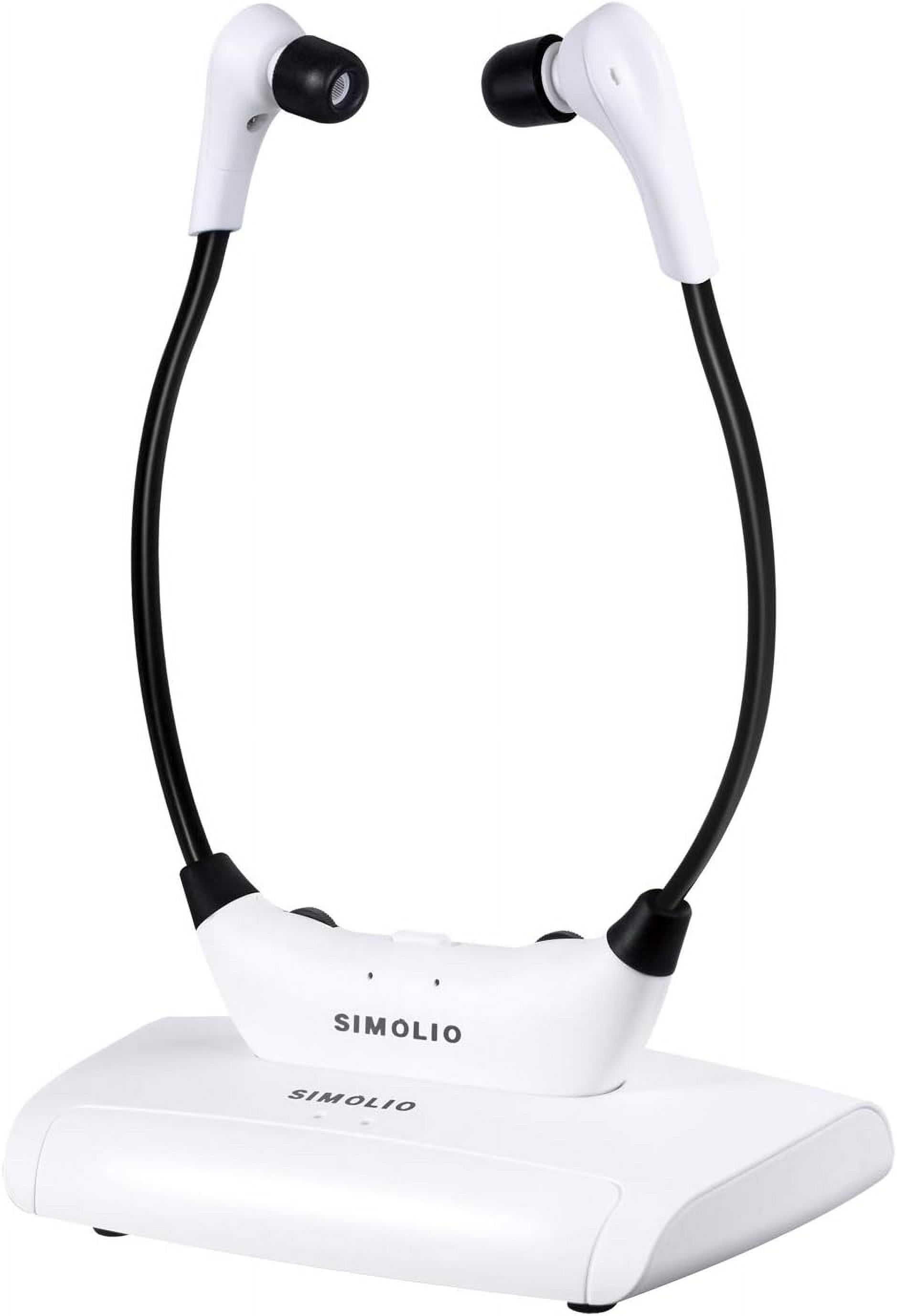 SIMOLIO Digital Wireless Headphones for TV, TV Hearing Devices with ...