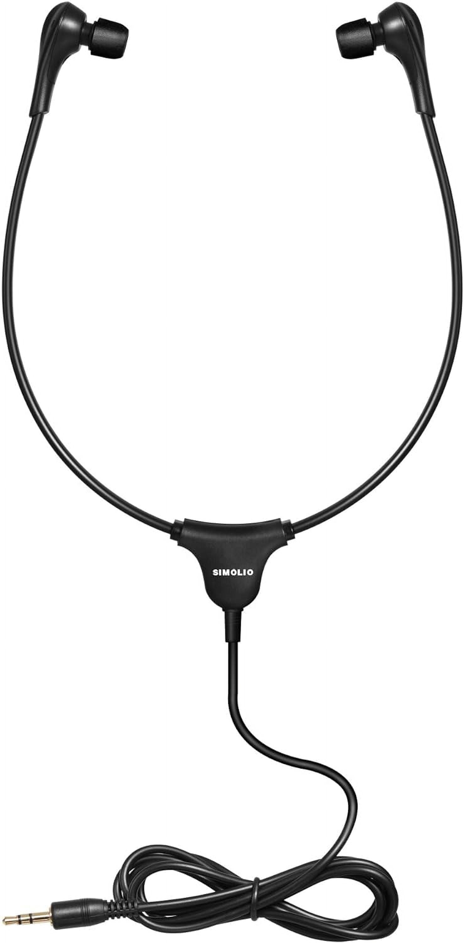 SIMOLIO Wired Noise Isolating Stethoscope Headset with Soft Eartips ...