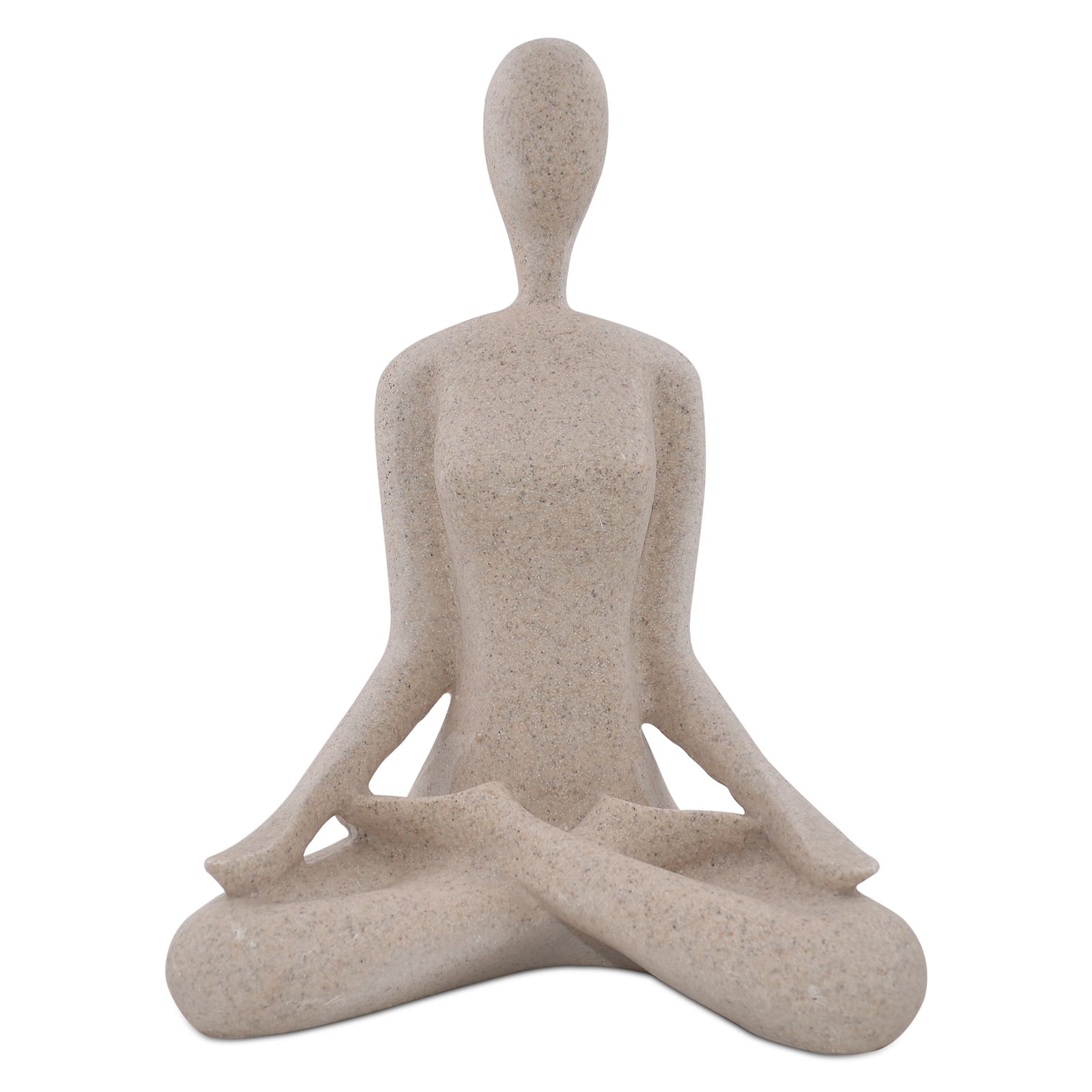 SIMON'S SHOP Yoga Lady Sculpture, Modern Accent Figurine for Living ...