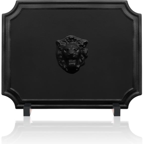 SIMOND STORE - Fire Back for Fireplace with Feet - 20"(W) x 16"(H) Cast ...