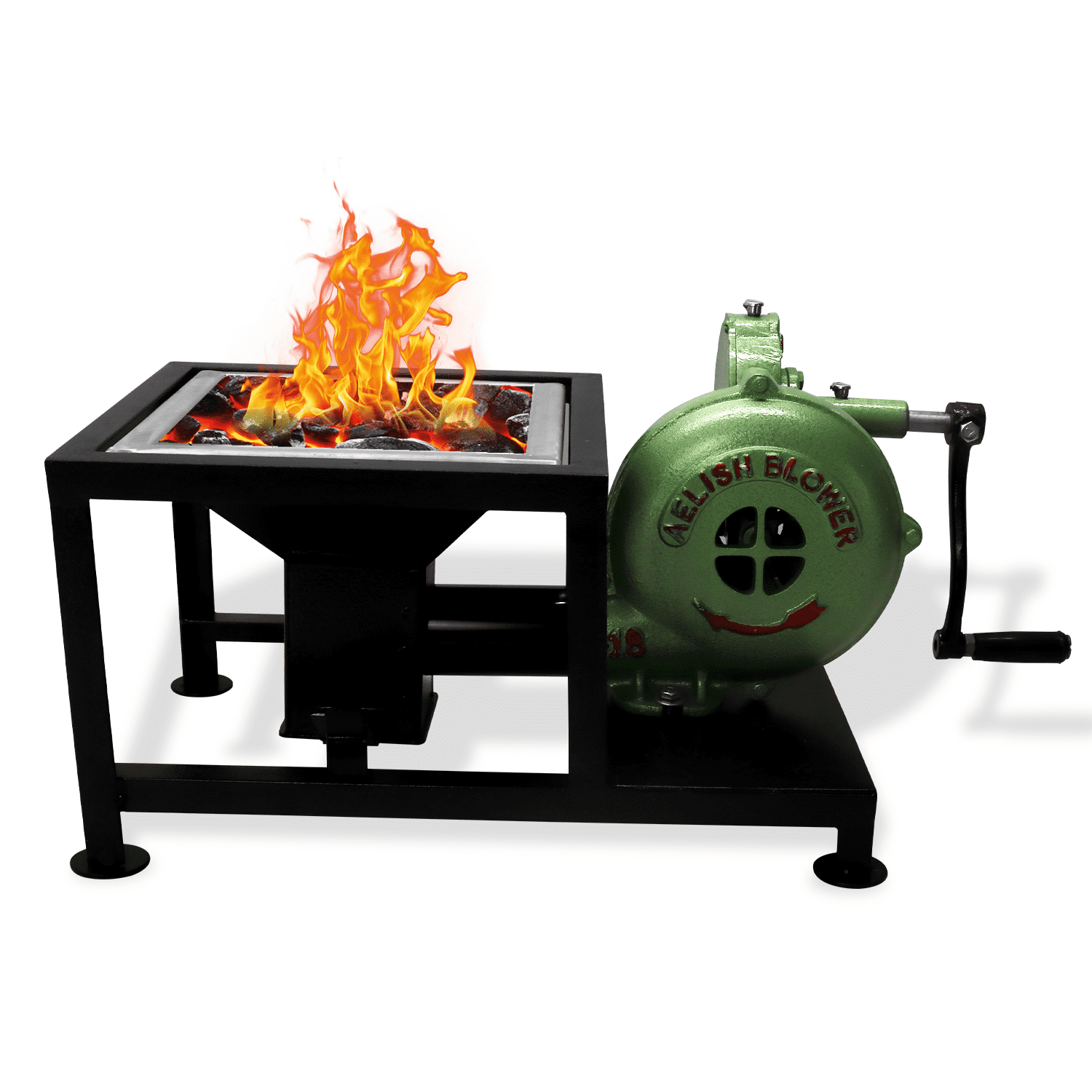 SIMOND STORE Pedal Handle Blacksmith's Forge Blower - For Knife Making ...