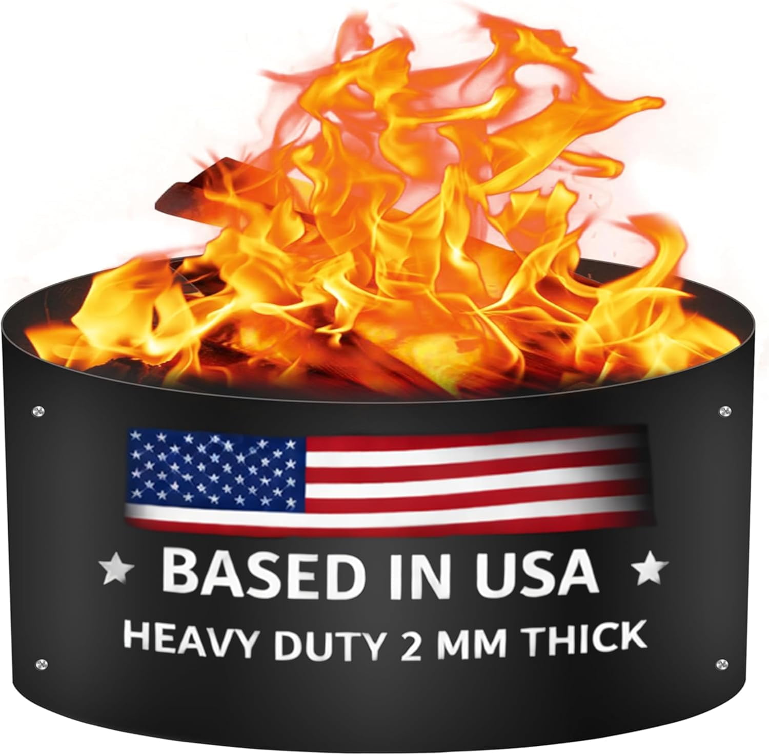 SIMOND STORE Portable Fire Pit Ring Liner, 48 Inch Diameter 12 Inch ...