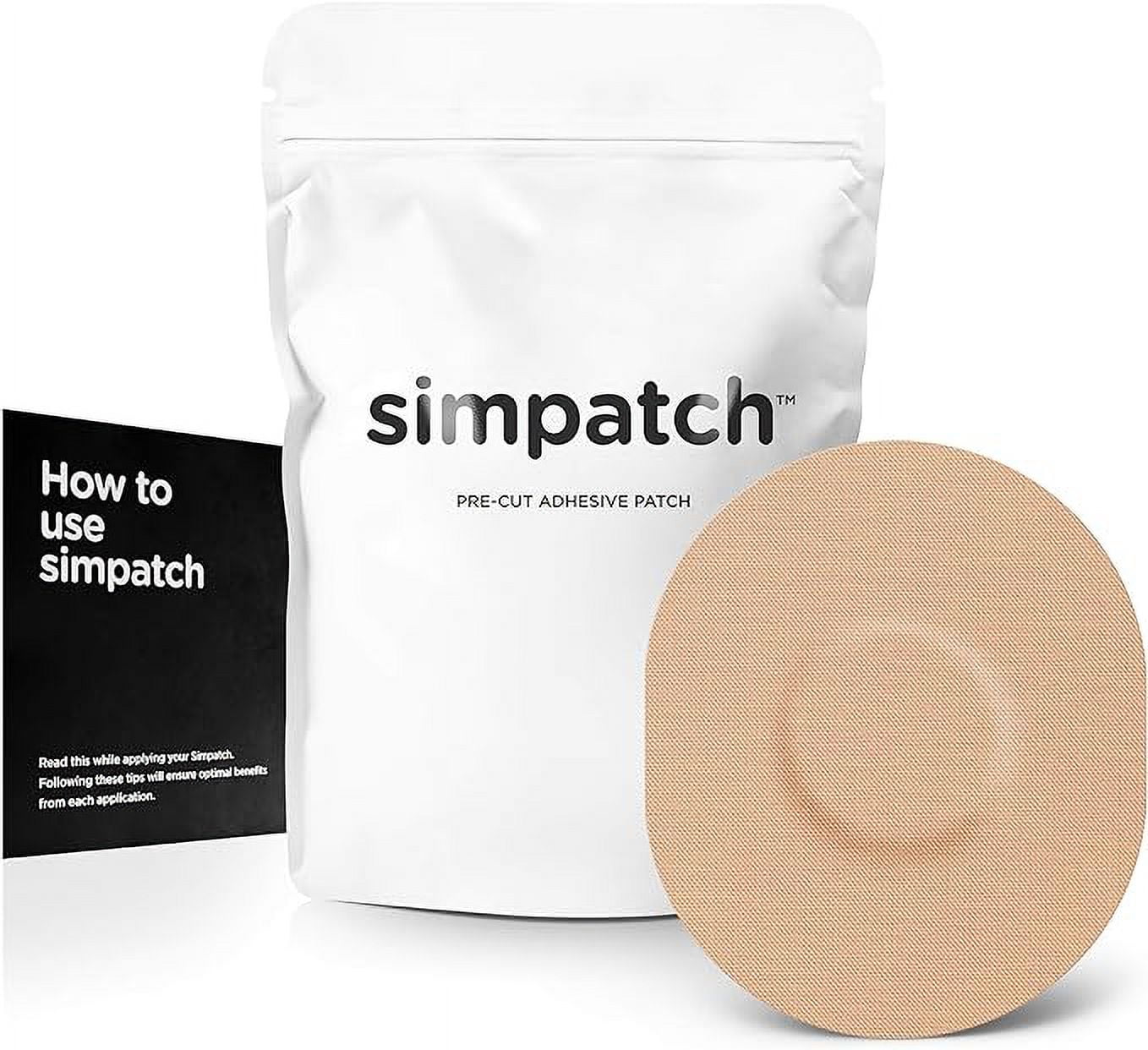 SIMPATCH Universal Adhesive Patch (25-Pack) - Waterproof Adhesive, CGM ...