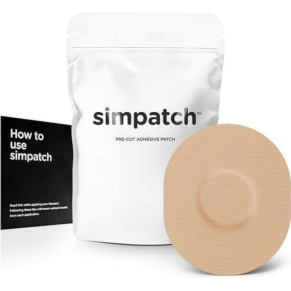 SIMPATCH Universal Adhesive Patch (25-Pack) - Waterproof Adhesive, CGM ...