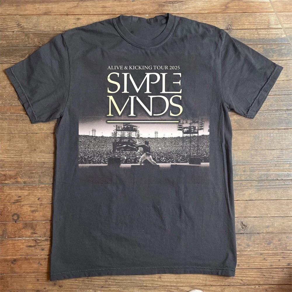 SIMPLE MINDS BRING ALIVE & KICKING TOUR 2025 All Size T-Shirt - Walmart.com