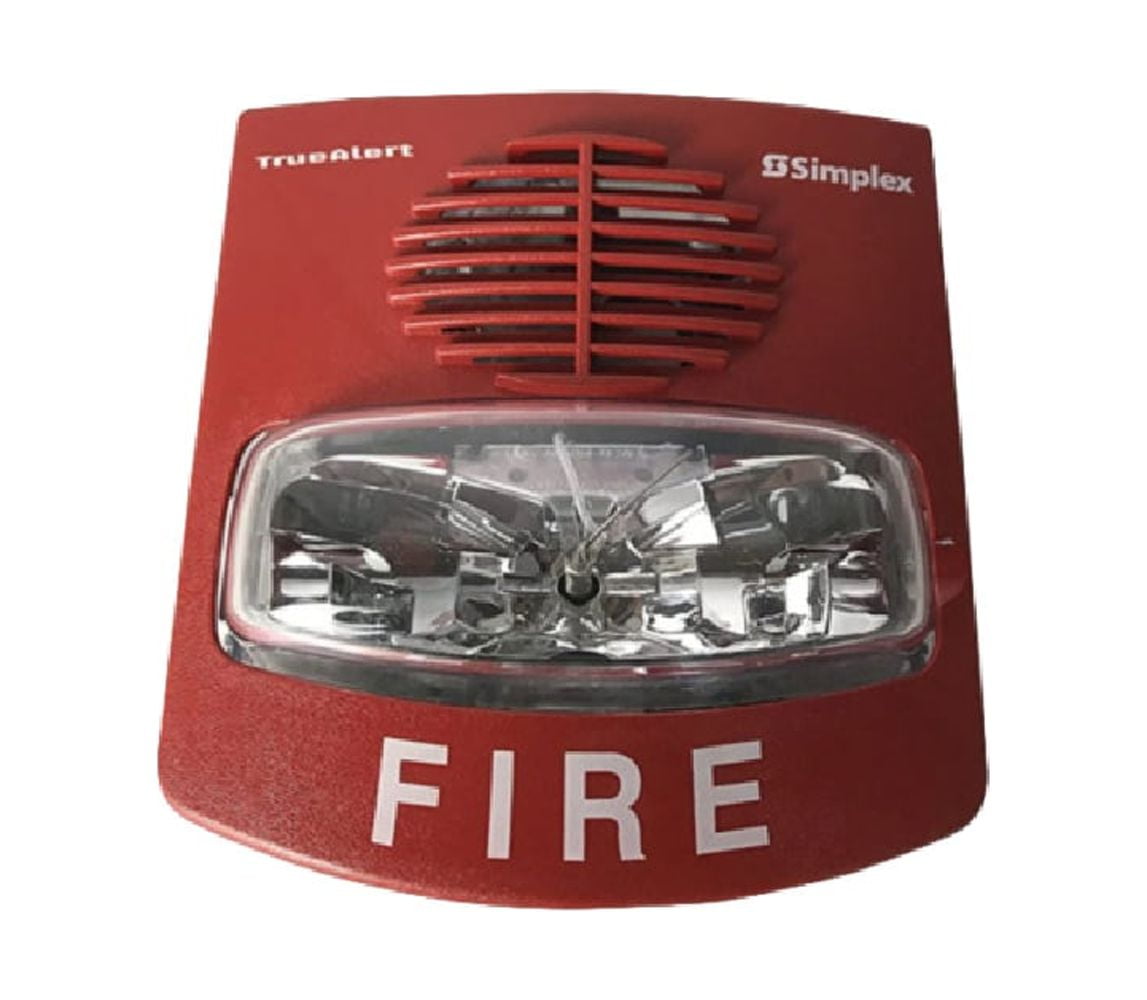 SIMPLEX 4906-9139 High CD Horn Strobe Non-Addressable Wall Mounting ...