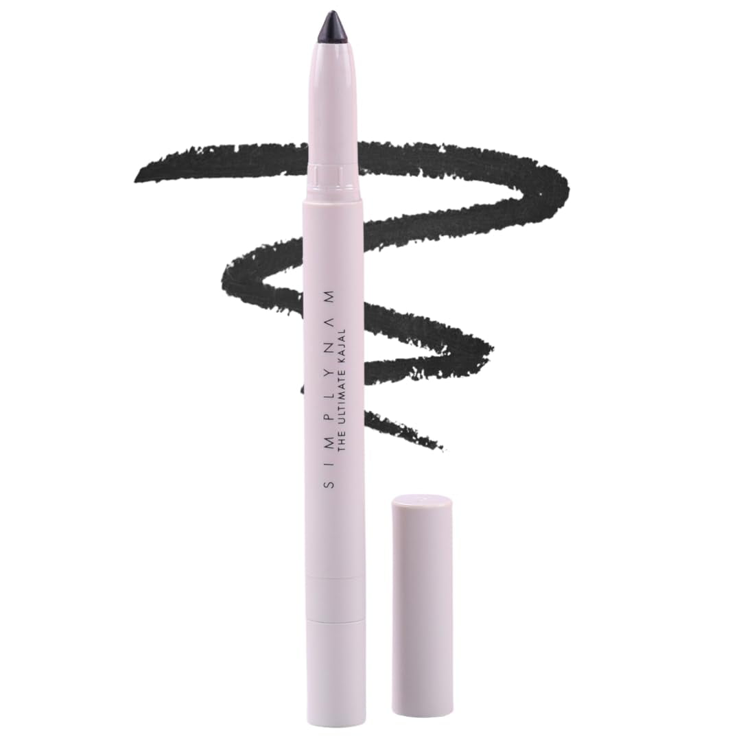 SIMPLYNAM Ultimate Kajal Ink Black 1 Stroke Intense Color Payoff Water ...