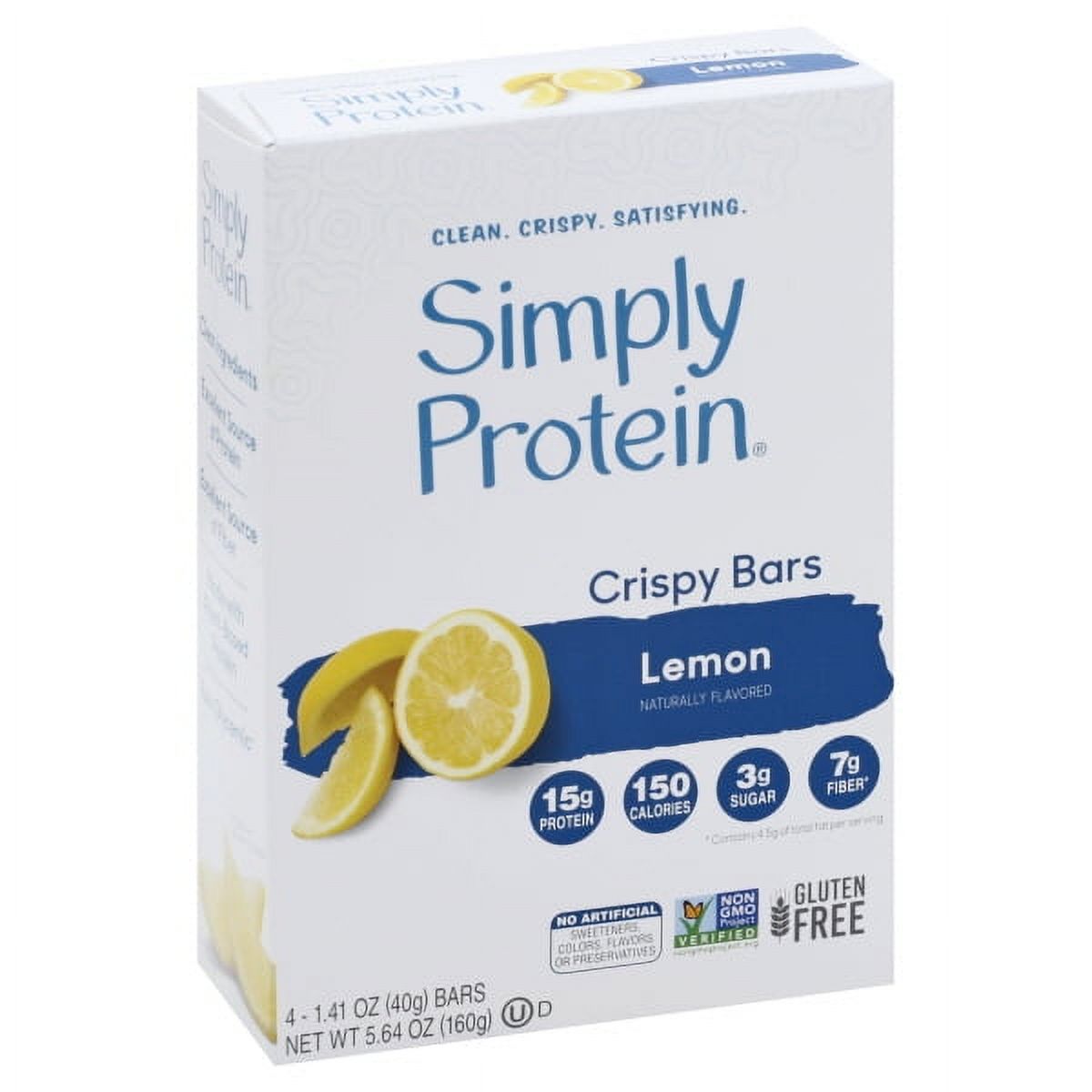 SIMPLYPROTEIN - Lemon Crispy Bar - Walmart.com