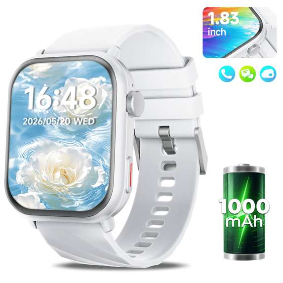 SIMSONLAB Multifunctional Smartwatch, with 1000mAh Battery Ultra-Thin ...