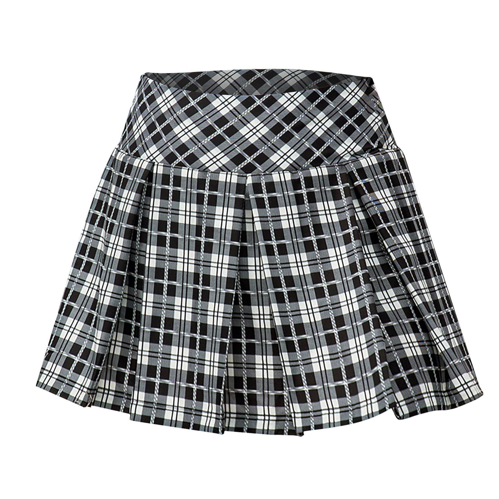 SIMU Women's Mini Pleated Skirts Sexy Club Y2k High Wiast Flowy Basic ...